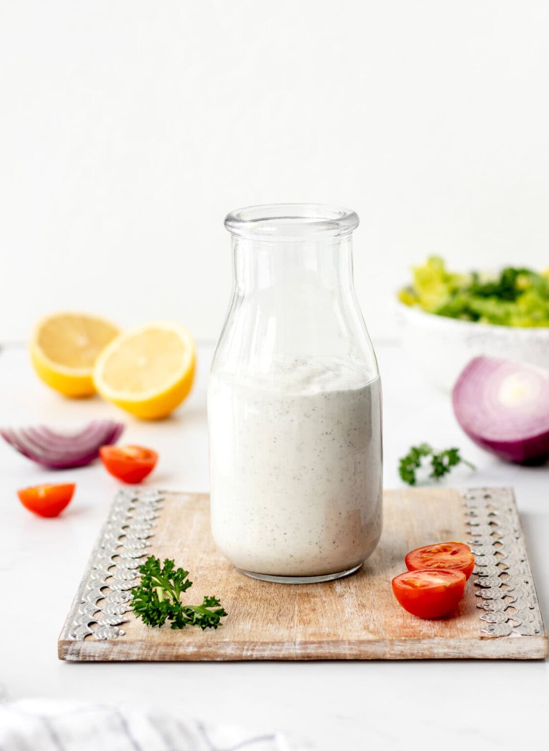 Whipped Cottage Cheese Ranch Dressing - Haute & Healthy Living