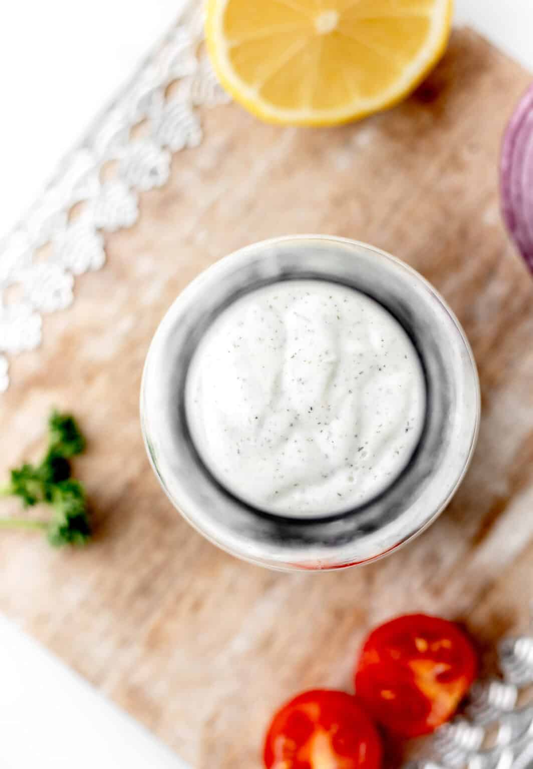 Whipped Cottage Cheese Ranch Dressing - Haute & Healthy Living