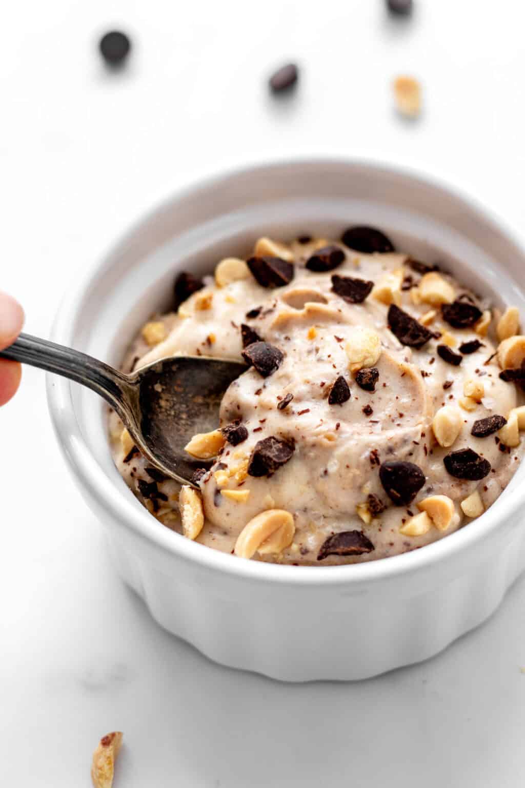 Healthy Cottage Cheese Snickers Bowl {High Protein} - Haute & Healthy ...