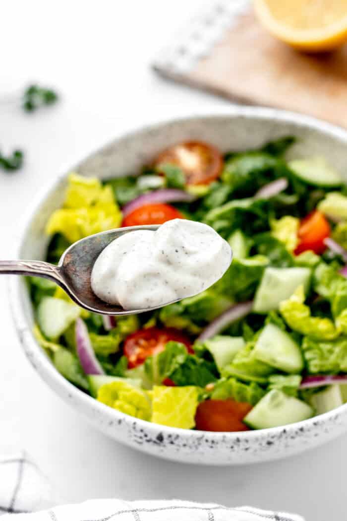 Whipped Cottage Cheese Ranch Dressing - Haute & Healthy Living