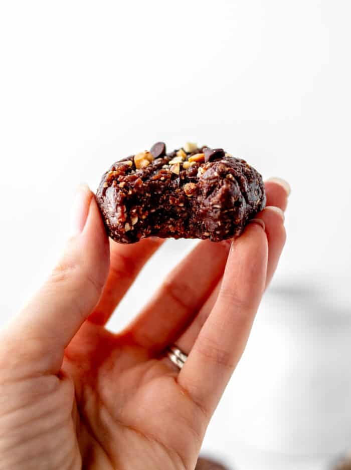 Raw Peanut Butter Chocolate Chip Cookies {Vegan}