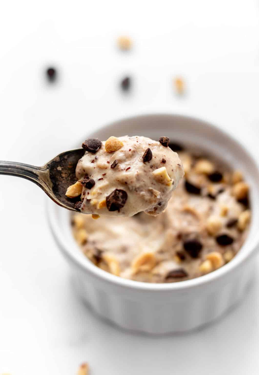 Healthy Cottage Cheese Snickers Bowl {High Protein} - Haute & Healthy ...