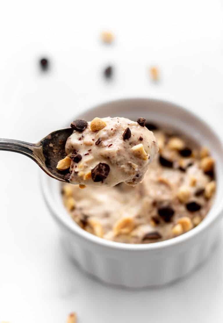 Healthy Cottage Cheese Snickers Bowl {High Protein} - Haute & Healthy ...