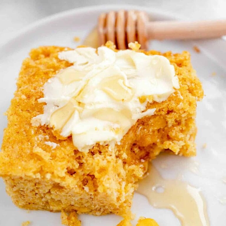 Healthy Almond Flour Cornbread {With Greek Yogurt}