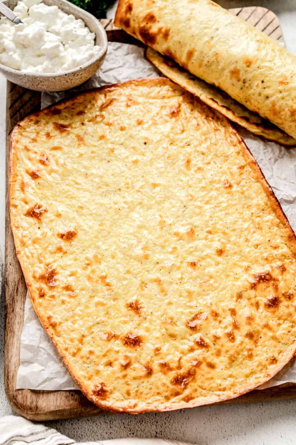 High Protein Cottage Cheese Flatbread Recipe - Haute & Healthy Living