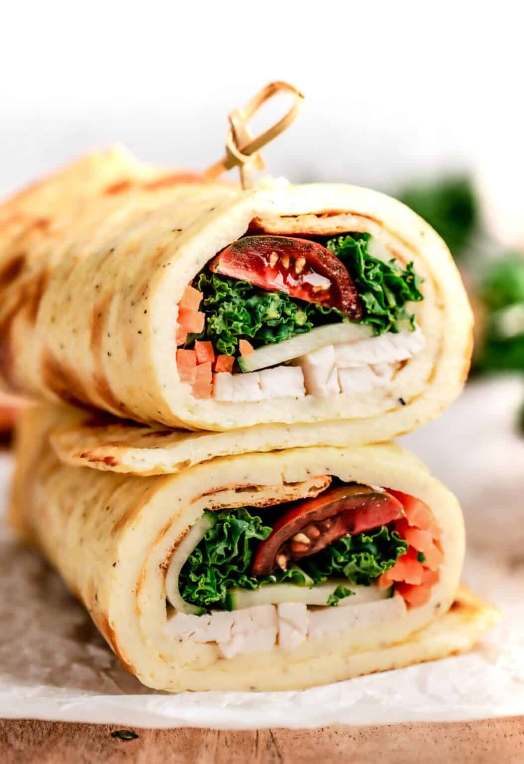 High Protein Cottage Cheese Flatbread Recipe - Haute & Healthy Living