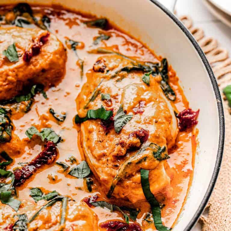 Healthy Marry Me Chicken with Cottage Cheese - Haute & Healthy Living