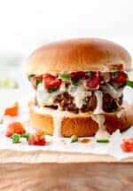 Pico De Gallo Burger - Haute & Healthy Living