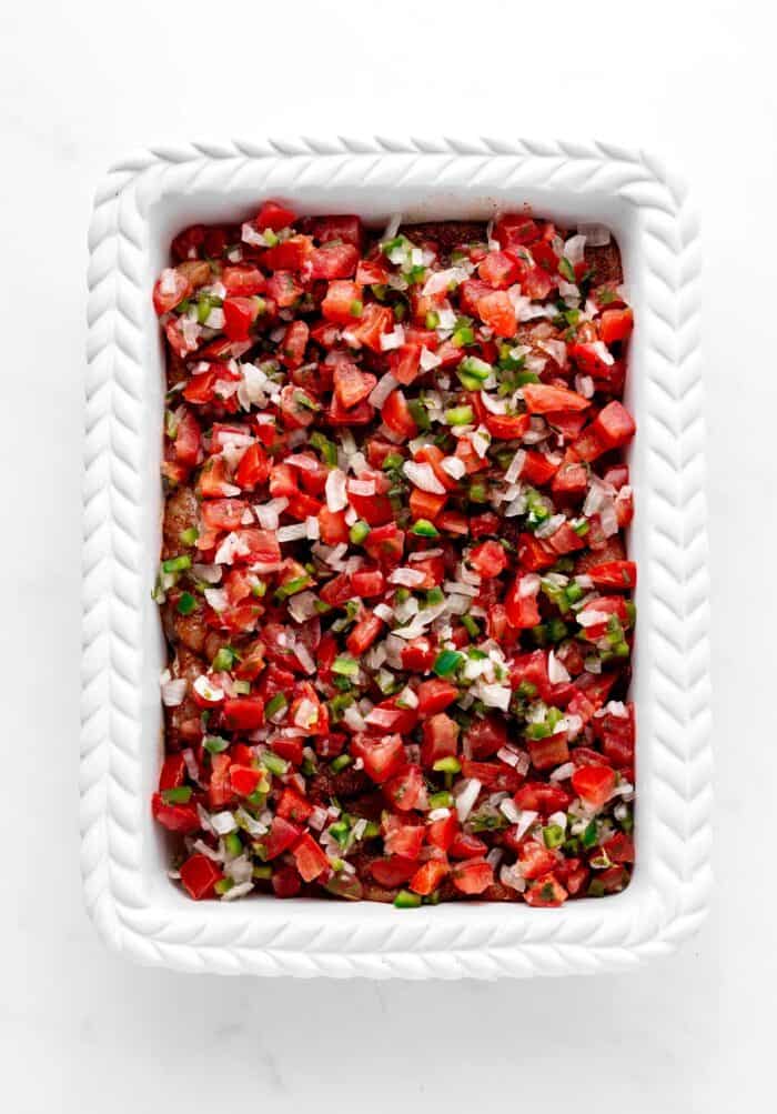 Easy Pico De Gallo Chicken - Haute & Healthy Living
