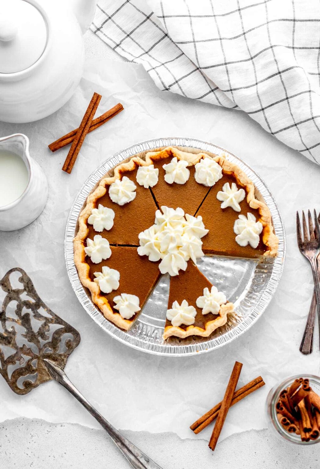 Dairy-Free Pumpkin Pie {Without Evaporated Milk}
